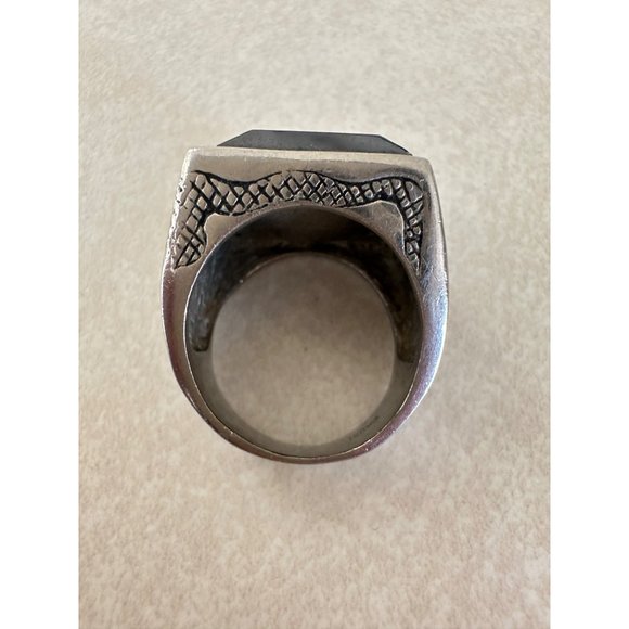 David Sigal | Accessories | David Sigal Etched Serpents Snakes Silver ...